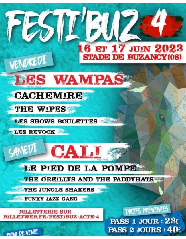 Radio 8 Ardennes | Buzancy : quatrième édition du Festi’Buz les 16 et ...